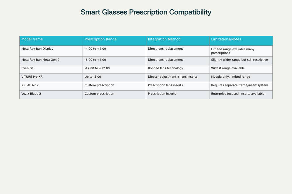 Smart Glasses with Built-in Displays: The Prescription Challenge and ...